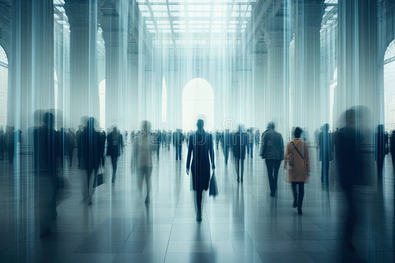 Business-oriented Urban Landscape, Showcasing a Dynamic Composition of ...