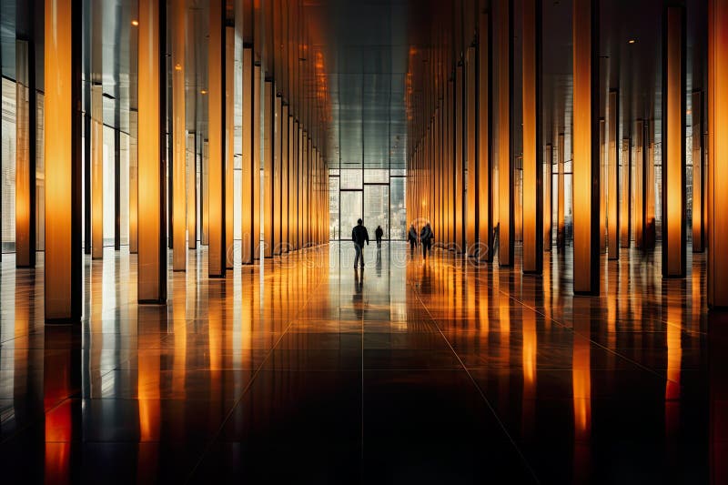 Business-oriented Urban Landscape, Showcasing a Dynamic Composition of ...