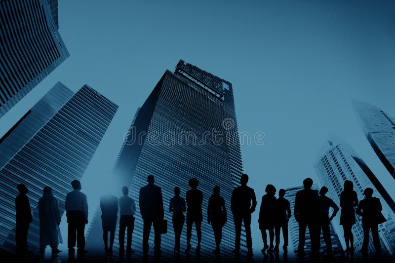 Business Outdoor Team Teamwork Collaboration Support Concept Stock ...