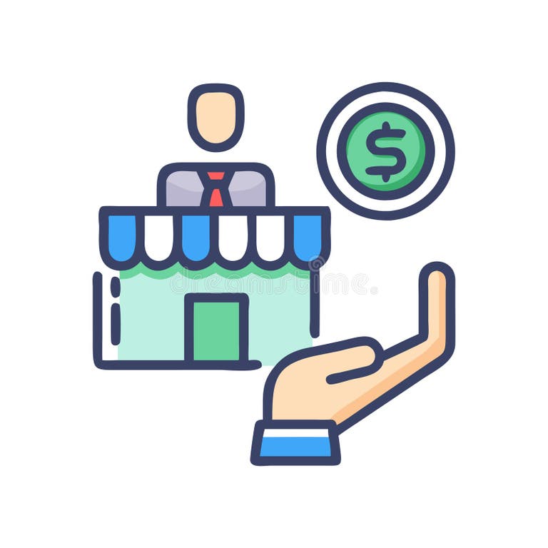 Business Ownership Icon stock vector. Illustration of concept - 352796323