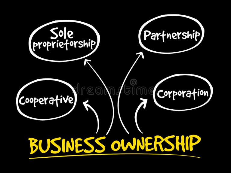 Business Ownership Mind Map Stock Illustration - Illustration of ...