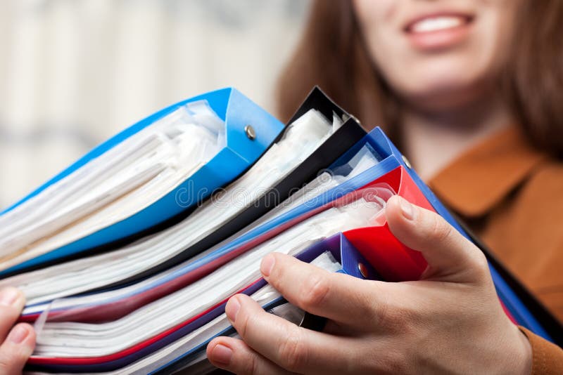 Confident Business Man Giving Presentation Stock Image - Image of ...