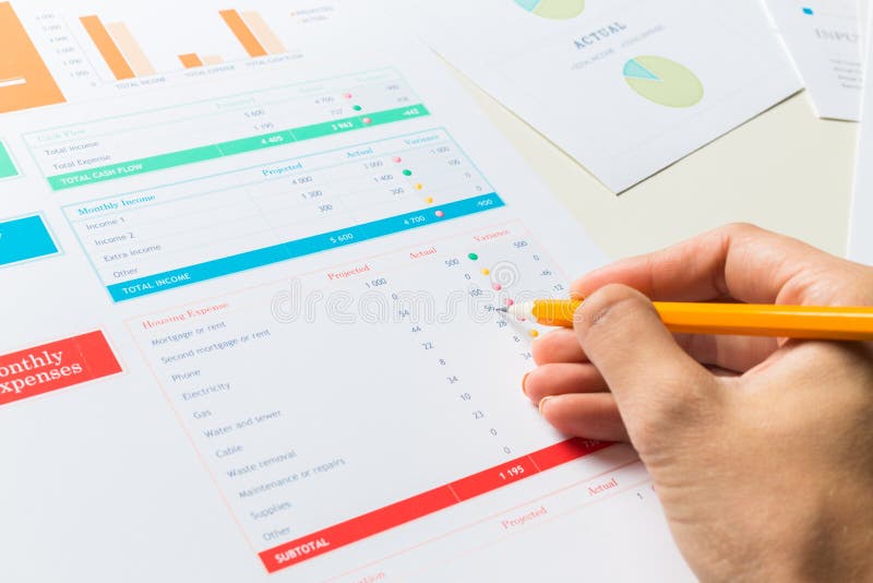 Business papers stock photo. Image of ballpoint, electronic - 61355448