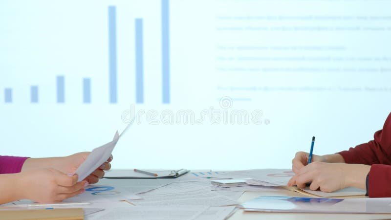Business Paperwork Data Analysis Office Worker Stock Photo - Image of ...