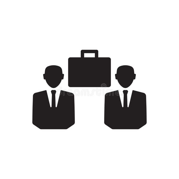Business Partner Icon stock illustration. Illustration of icon - 374366804