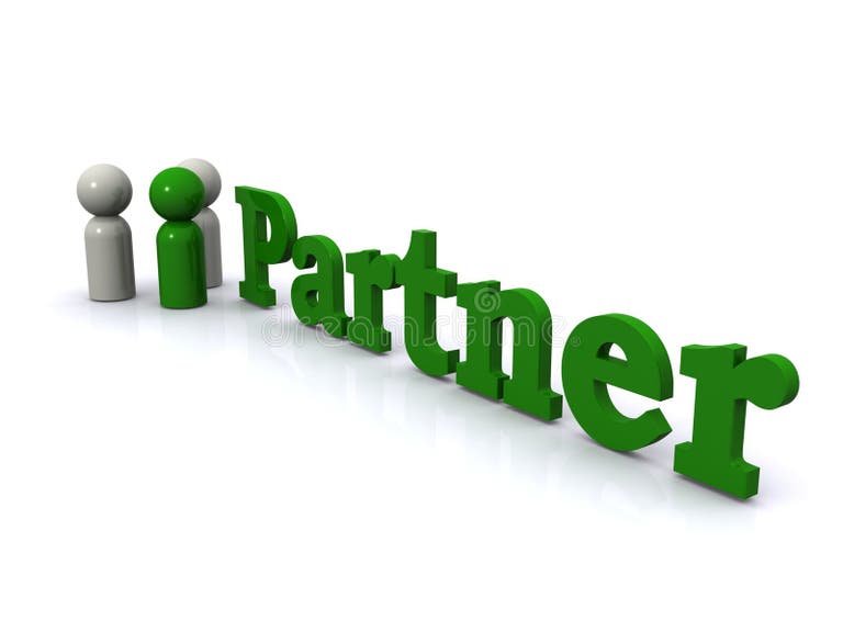 Business partner sign stock illustration. Illustration of sign - 28824935