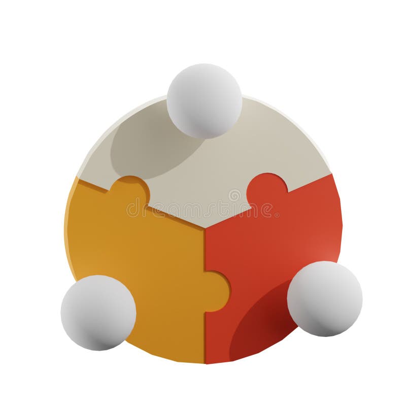 Business Partner and Teamwork 3D Icon Illustration Stock Illustration ...