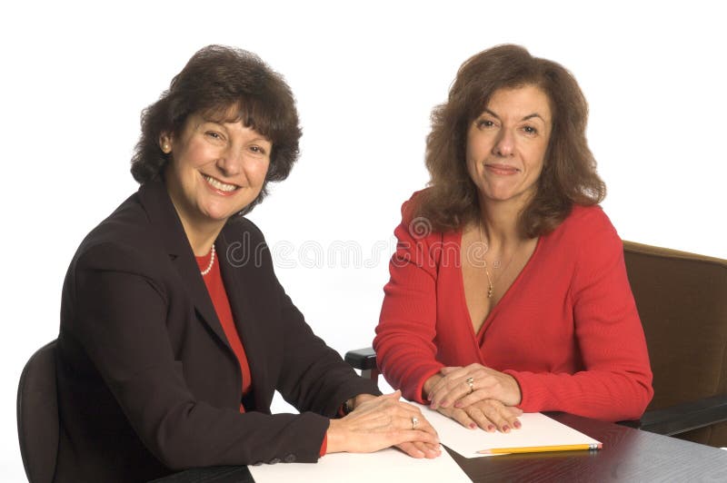 Business partners stock photo. Image of female, sales - 1678346