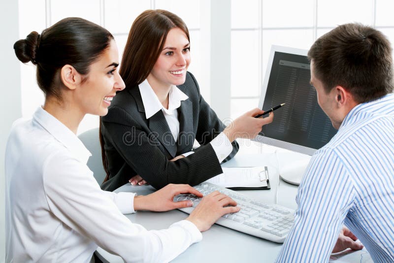 Business partners stock image. Image of meeting, businessman - 24587213
