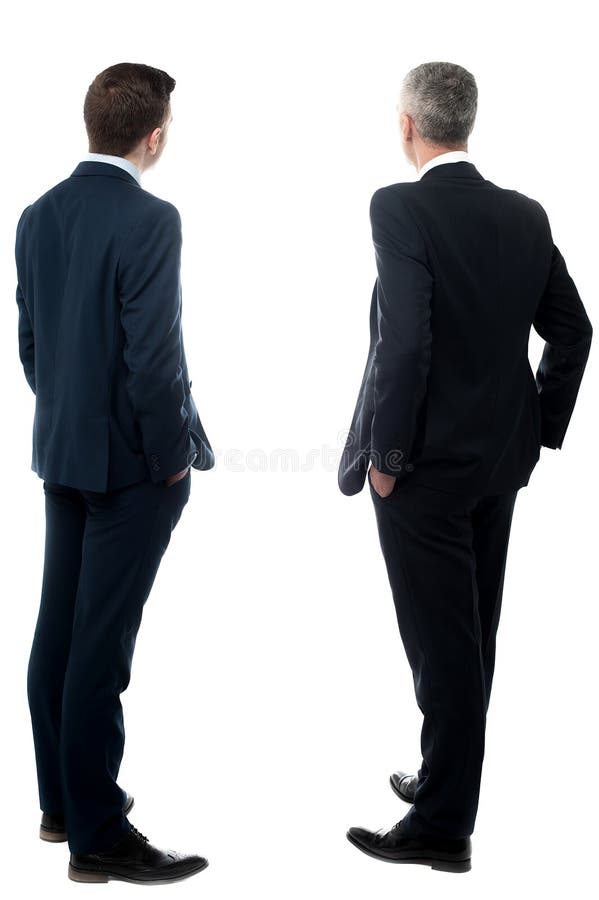 Business Partners from Back Stock Photo - Image of secretary, employee ...