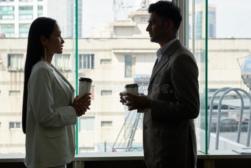 Business Partners Discussing Financial Issues Stock Image - Image of ...