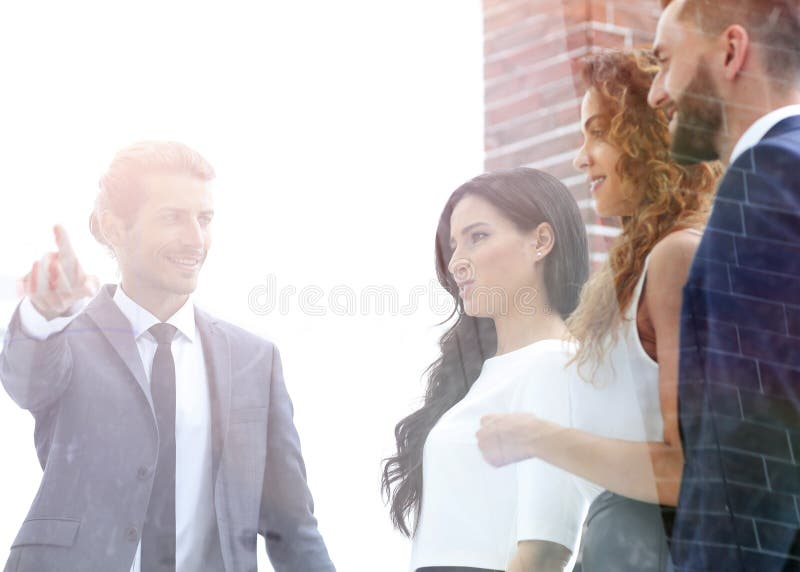Business Partners Meet in the Office. Stock Photo - Image of male ...