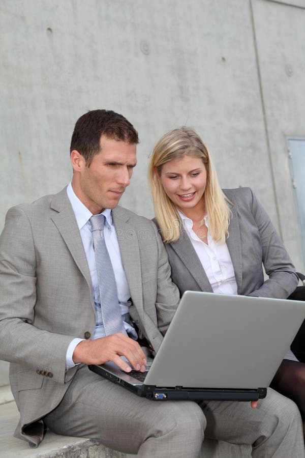 Business Partners in a Meeting Stock Image - Image of sales, travel ...