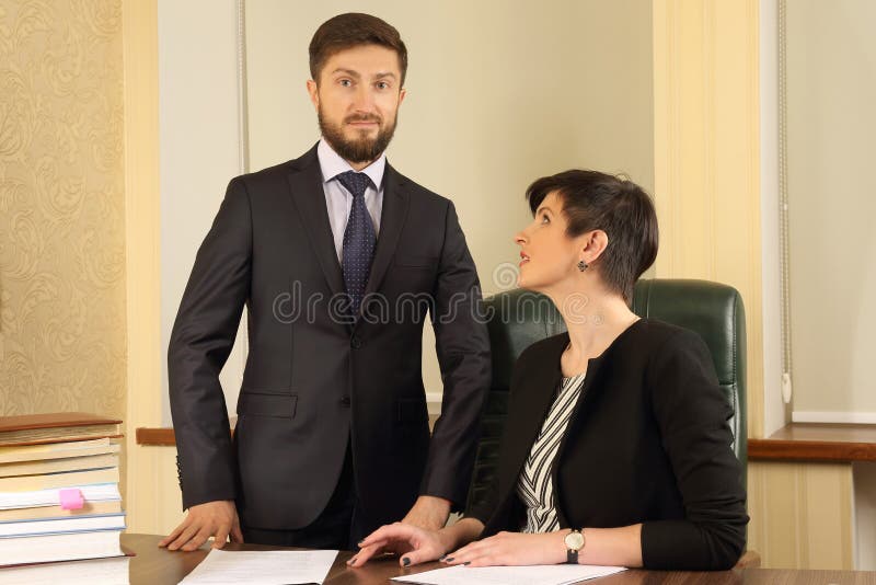 Business Partners in the Office Stock Photo - Image of business ...