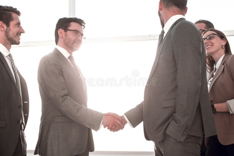 Business Partners Exchanging Contacts Stock Photos - Free & Royalty ...