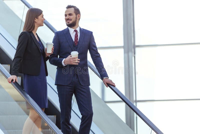 Business partners talking stock photo. Image of person - 95405698