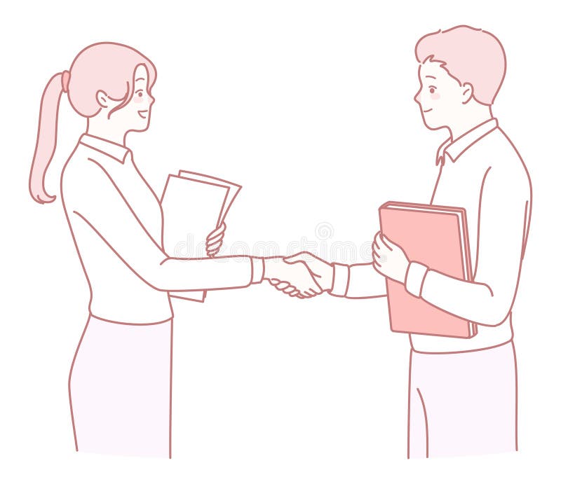 A Business Partnership Agreement with a Handshake Gesture Showing Trust ...