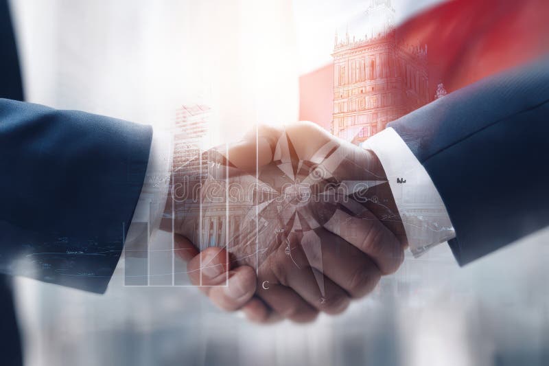 A Business Partnership a Handshake Representing Collaboration, Unity ...