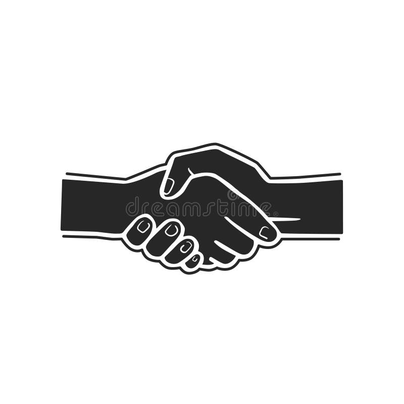 Business Partnership Handshake Vector Graphic Stock Vector ...