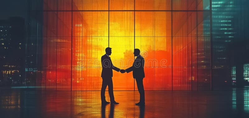 Business Partnership Illustration Stock Illustration - Illustration of ...