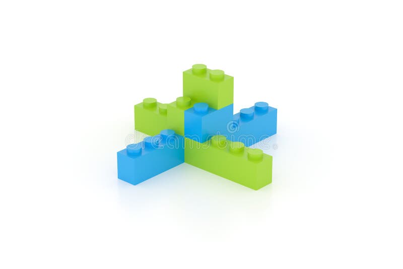 Business Concept Make of Building Blocks Stock Image - Image of lego ...