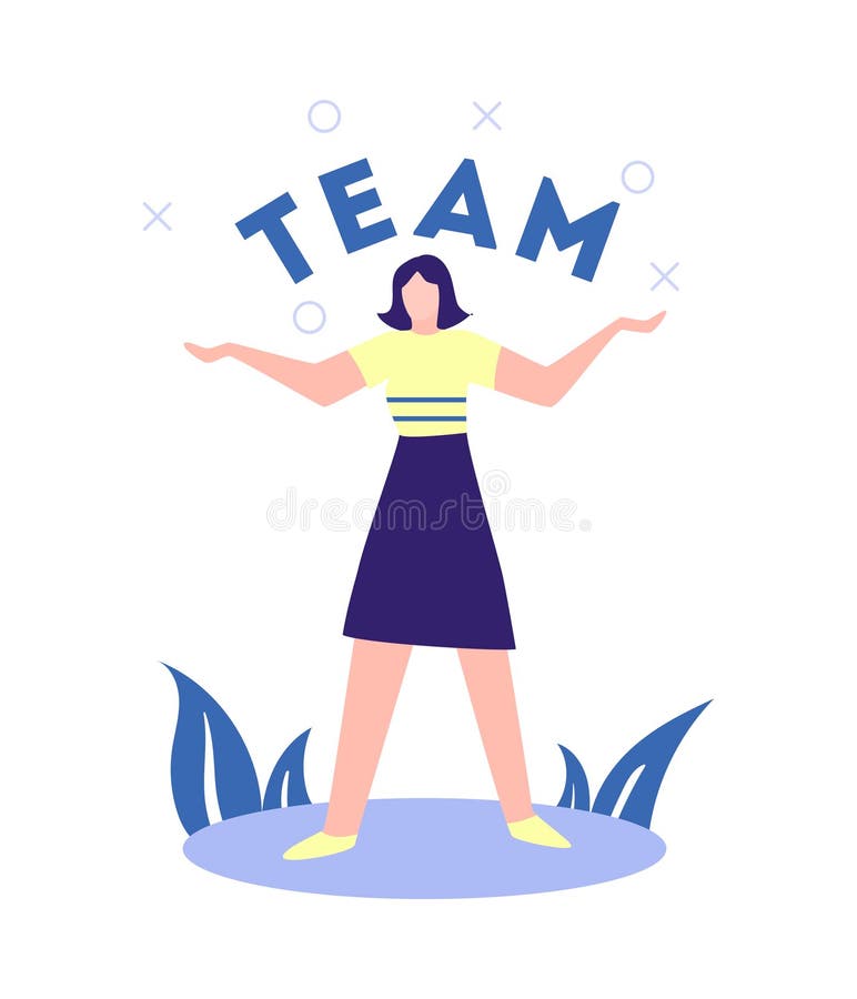 Business Partnership Team Composition Stock Vector - Illustration of ...