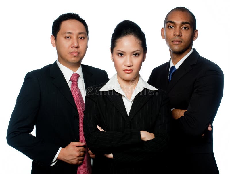 Group of Business People Sitting in a Line Stock Photo - Image of ...