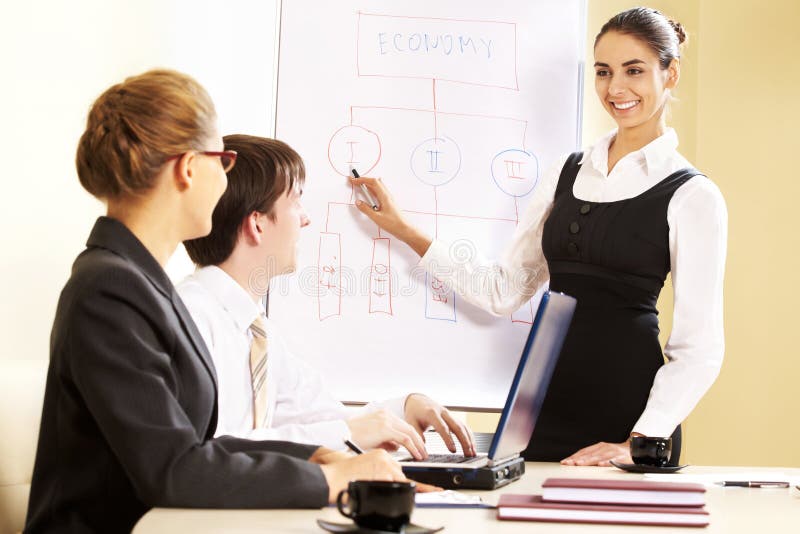 Business people stock image. Image of businessman, board - 17163197