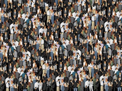 Hundreds Business People Stock Illustrations – 32 Hundreds Business ...