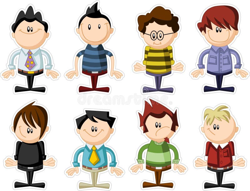 Cousin Cartoon Stock Illustrations – 224 Cousin Cartoon Stock ...