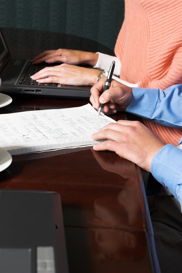 Women Business Team Writing Stock Photo - Image of workplace, women ...