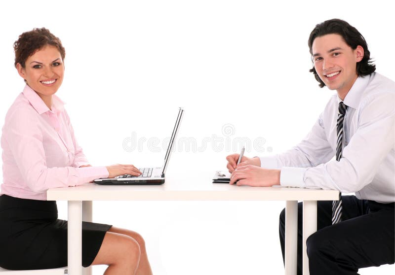 Laptops stock photo. Image of businesswoman, male, intelligence - 3214314