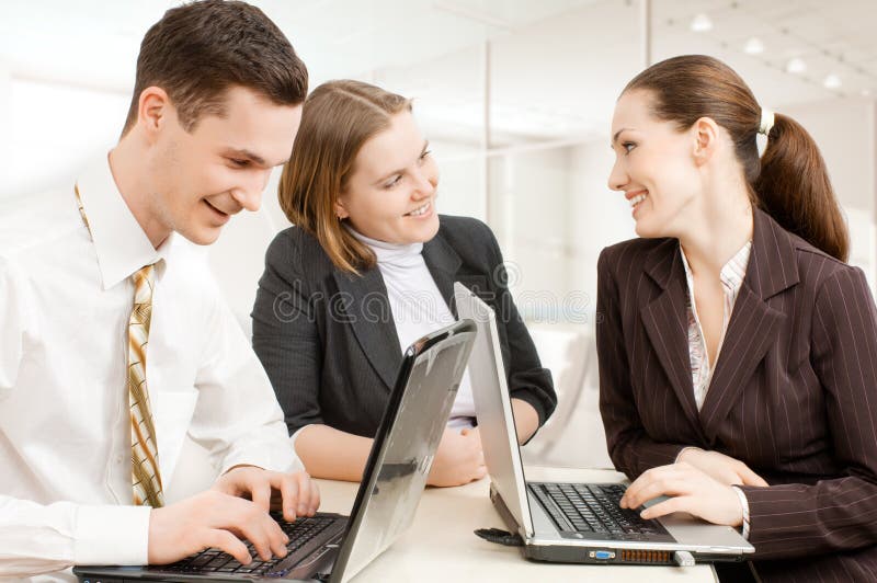 Advising stock photo. Image of colleague, businesswoman - 5174820