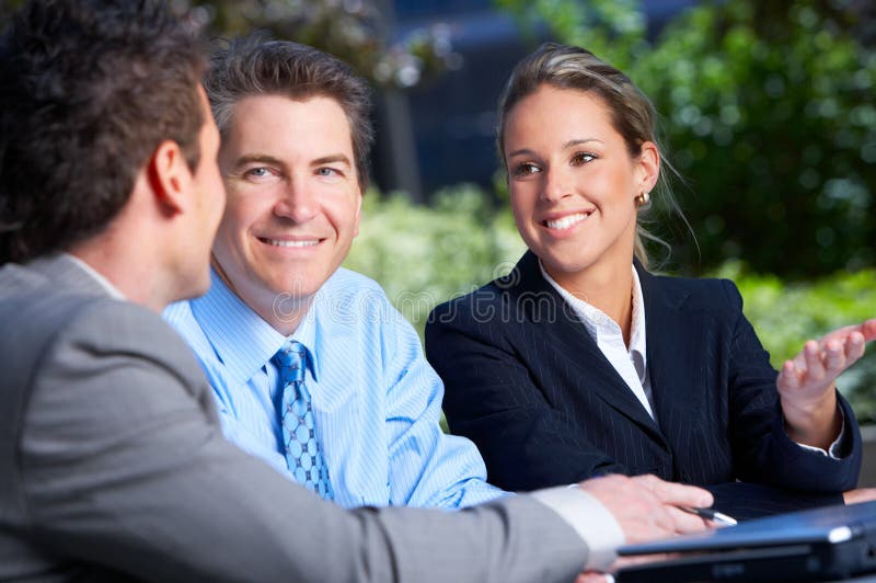 Business partner talking stock photo. Image of caucasian - 27169948