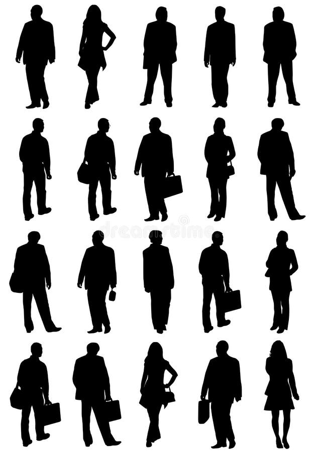 Business people vector stock vector. Illustration of shape - 9477144