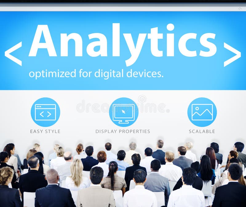 Business People Analytics Web Design Concepts Stock Image - Image of ...