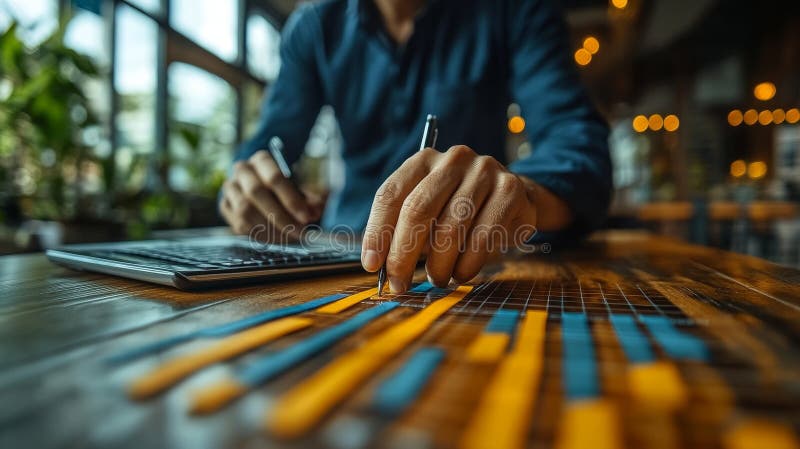 Business People Analyzing Statistics Financial Concept Stock Image ...