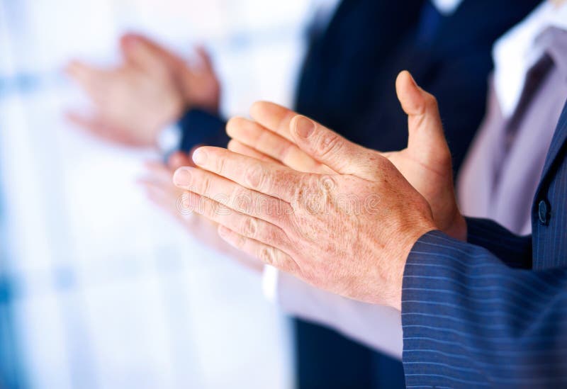 Business People Applauding. Stock Photo - Image of team, smile: 19407294