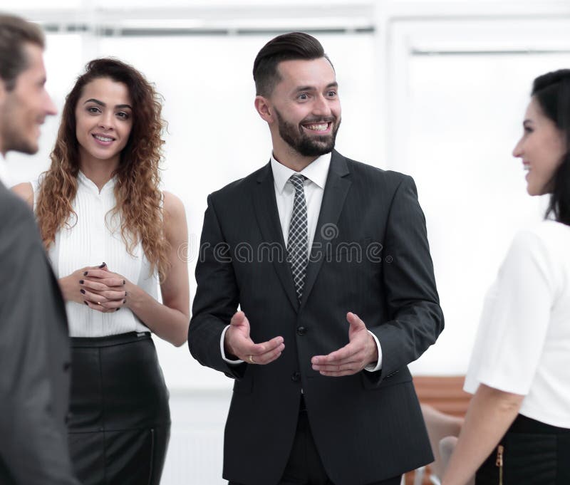 Business People Argue Standing in Office Stock Photo - Image of ...