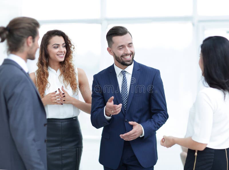 Business People Argue Standing in Office Stock Photo - Image of partner ...
