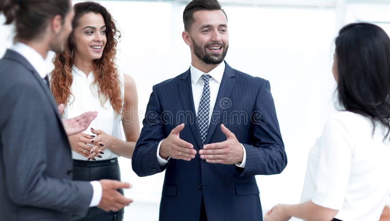 Business People Argue Standing in Office Stock Photo - Image of ...