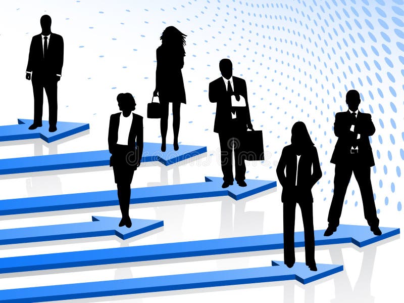 Connect Business People Network Connections Stock Vector - Illustration ...