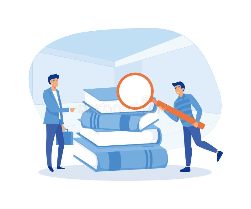 Business People on Backdrop of Huge Files of Documents and Accounting ...