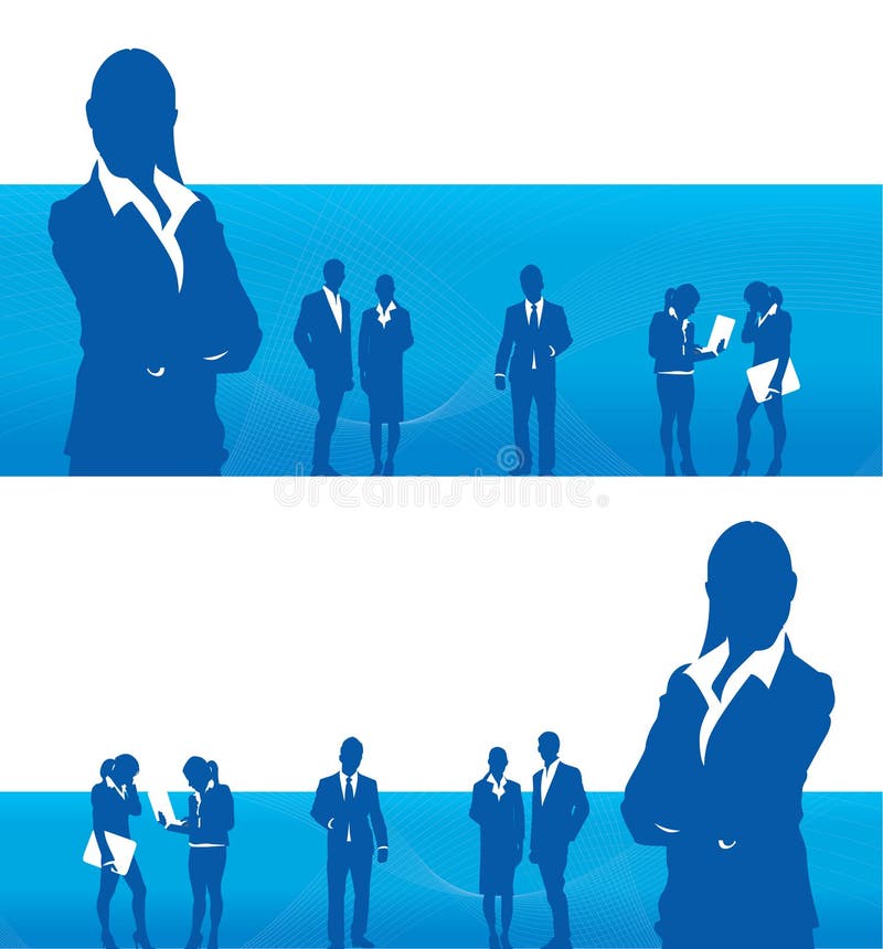 Business people banner stock illustration. Illustration of smart - 20345746