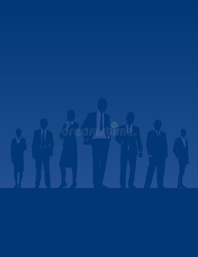 Blue Business People Silhouette Stock Illustrations – 29,120 Blue ...