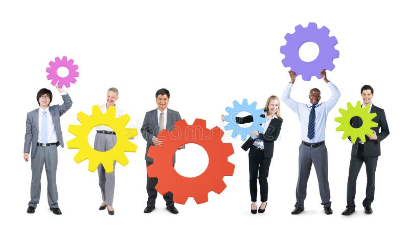Business People with Business Connection Concepts Stock Image - Image ...