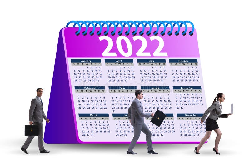 Business People in the Calendar Concept of Year 2022 Stock Photo ...