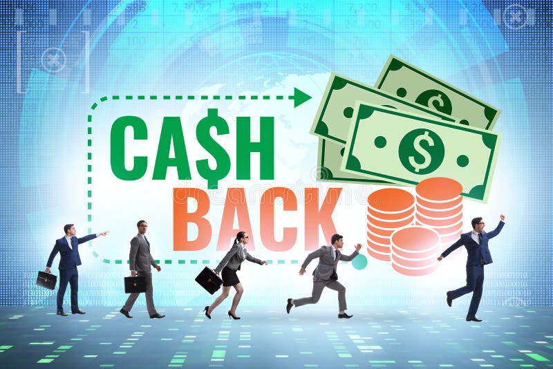 Business People in the Cash Back Concept Stock Photo - Image of economy ...