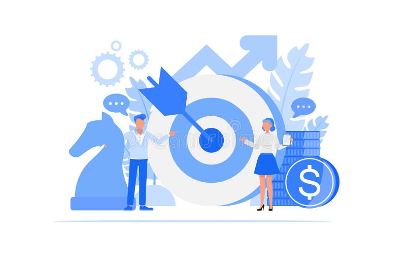 Business People Character Vector Design. Business Strategy Concept ...