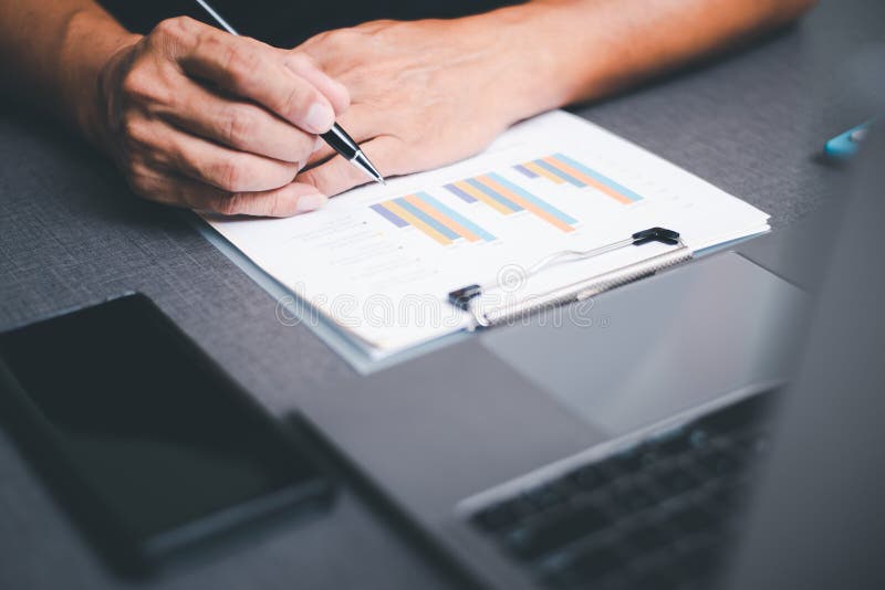 Business People Checking Business Contract Documents Transaction and ...